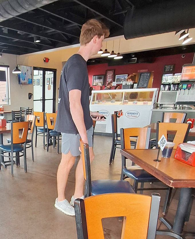 The anticipation builds as diners navigate the simple, no-nonsense interior &ndash; eyes on the prize and that prize is slow-smoked perfection.