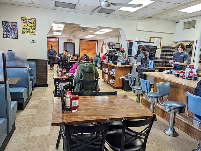 Where Nebraskans from all walks of life gather to solve the world's problems over eggs and toast. Democracy in its purest form.