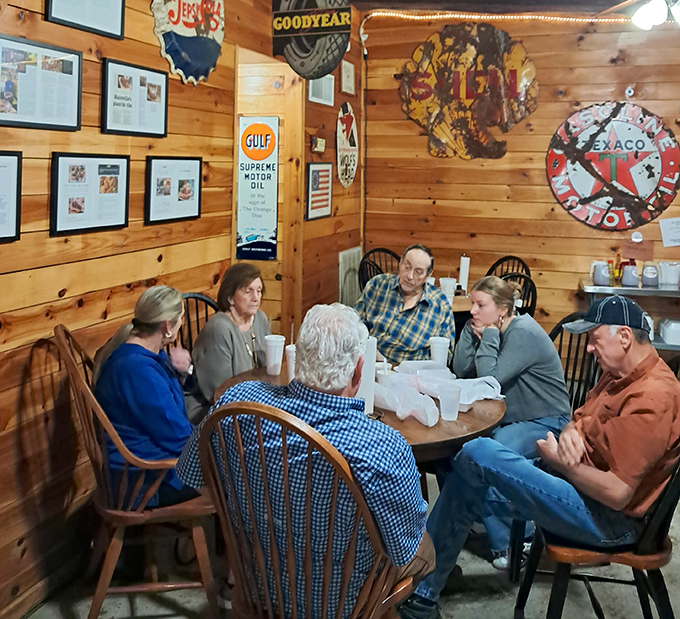 Strangers become friends over trays of barbecue. Nothing builds community quite like collectively loosening your belts after a proper feast.