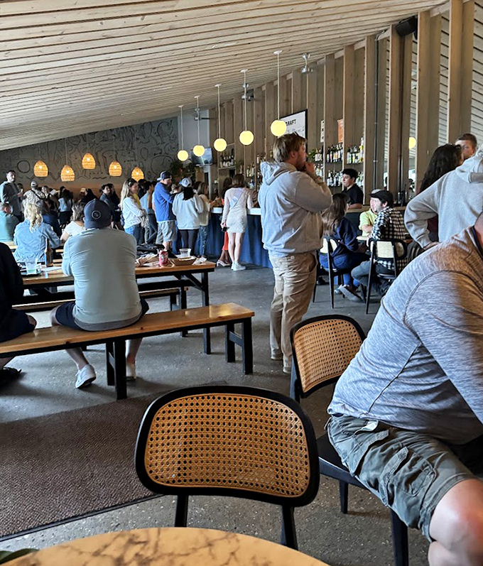 The social alchemy of The Little Fleet in action: strangers becoming friends over shared tables and the universal language of good food.