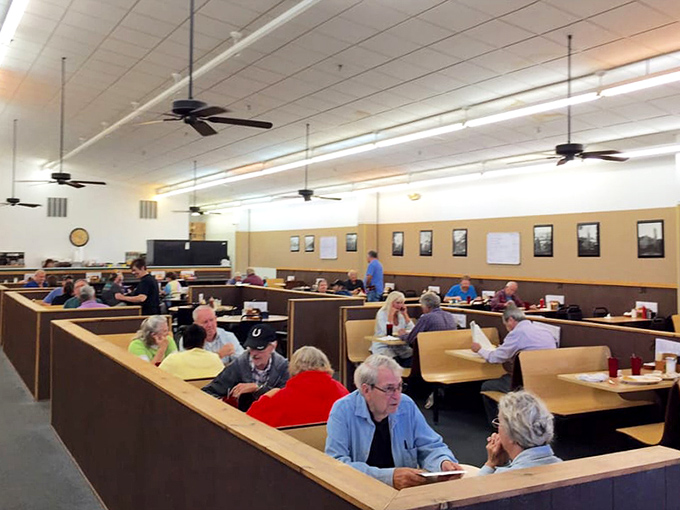 The true measure of a great diner: a dining room filled with locals who've made this their second kitchen. Notice the lack of phones &ndash; conversation still rules here.