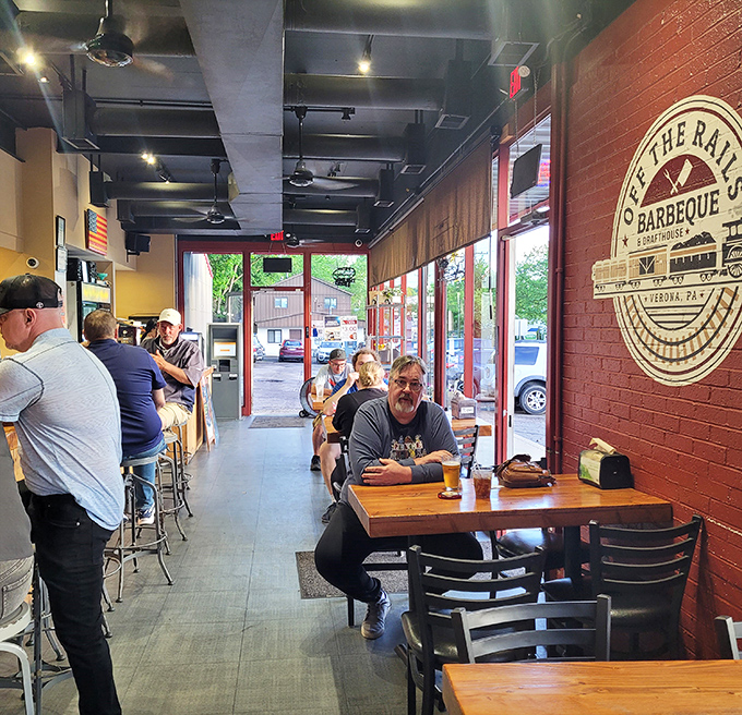 Where barbecue brings people together&mdash;the interior buzzes with the energy of folks united in their pursuit of smoked meat perfection.