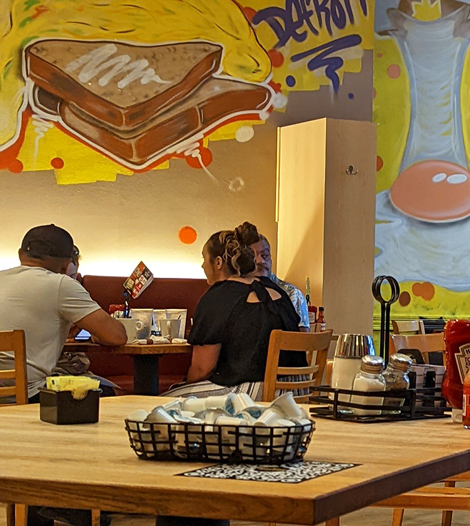 Breakfast is a social affair at Hudson, where conversations flow as freely as the coffee refills.