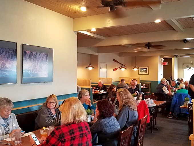 Where locals and visitors unite in the universal language of "mmm" and "pass the tartar sauce," creating the soundtrack of satisfied diners.