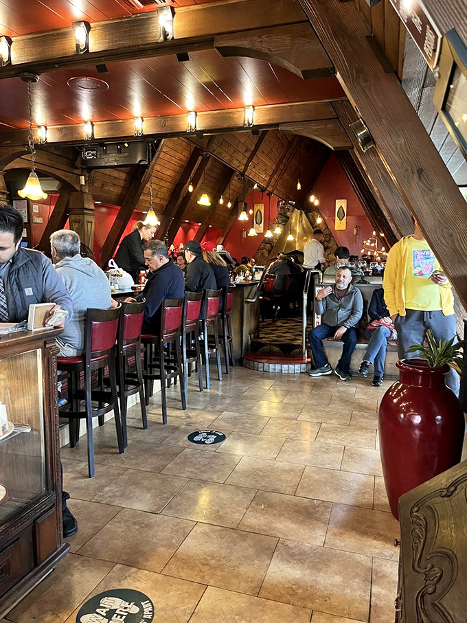 The happy faces of people who've just discovered their new favorite breakfast spot tell the whole story.