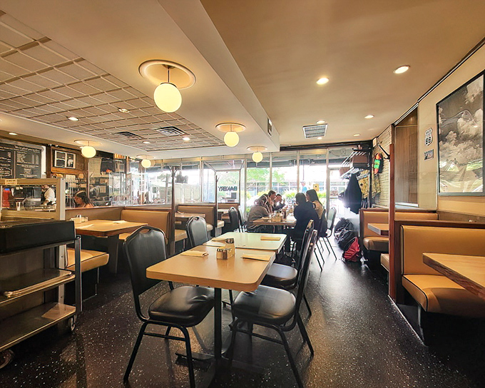 The dining room hums with the symphony of forks against plates and the occasional "you've got to try this" from a neighboring table.