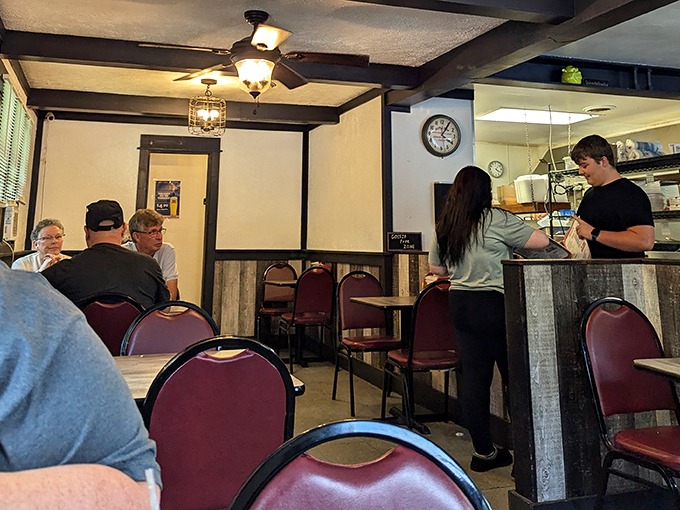 No fancy design firm needed here&mdash;just comfortable chairs, good lighting, and the promise of honest food served with genuine care.