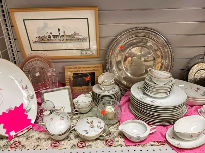 Fine china that's seen more dinner parties than a catering company, ready to elevate your Tuesday night takeout experience.