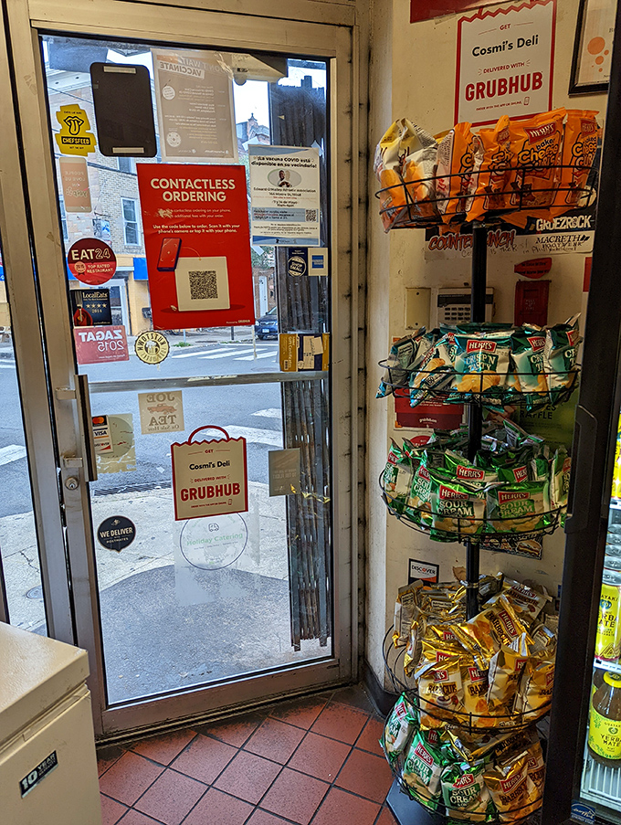 The gateway to sandwich paradise. This unassuming entrance has welcomed sandwich pilgrims from near and far for generations.