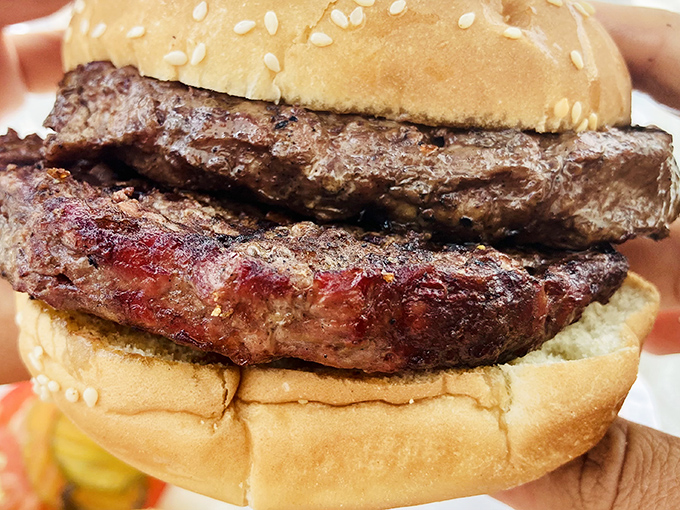 This burger doesn't just satisfy hunger &ndash; it obliterates it. Two patties of beefy bliss topped with melty cheese and bacon that means business.