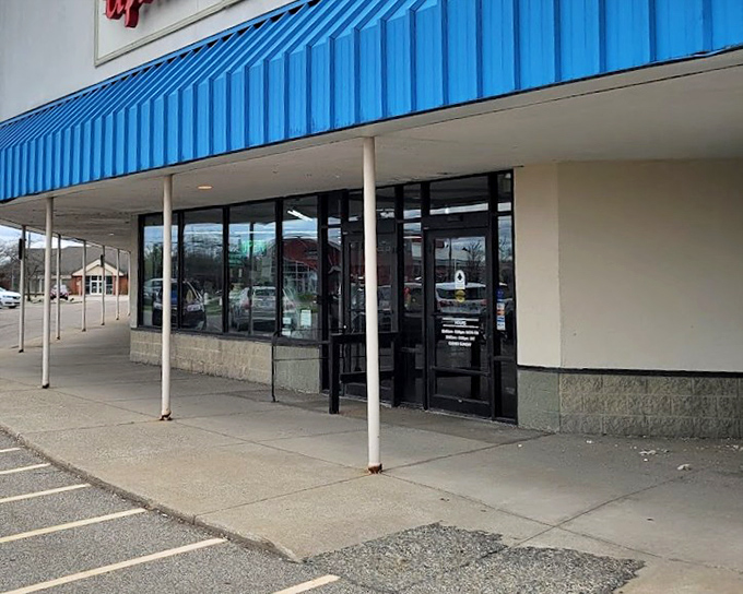 The unassuming entrance belies the wonderland within &ndash; like finding a portal to an alternate dimension where everything costs less.