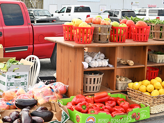 Farm-fresh produce that didn't have to endure a cross-country road trip to reach your shopping basket.
