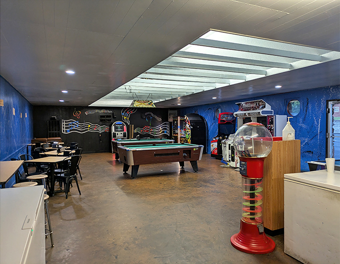 The game room where quarters still have value and high scores actually mean something to somebody.