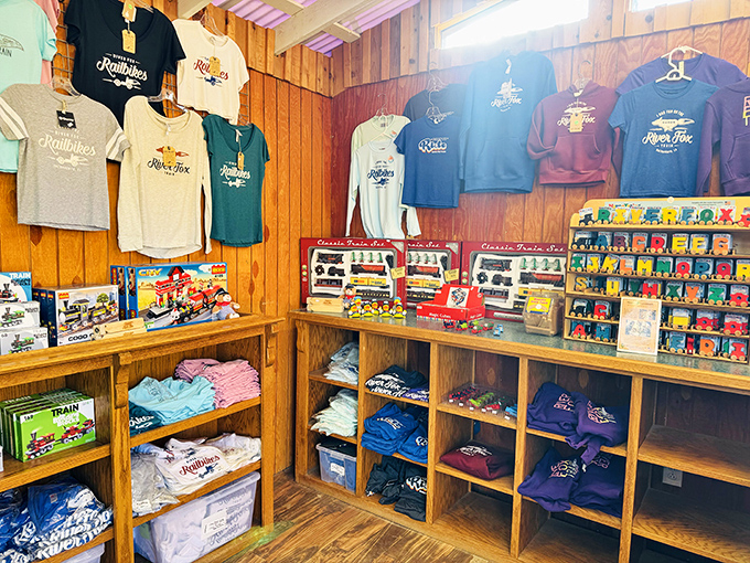 Train enthusiasts beware: this gift shop is where souvenir budgets go to die and where "just one small memento" becomes a shopping spree.