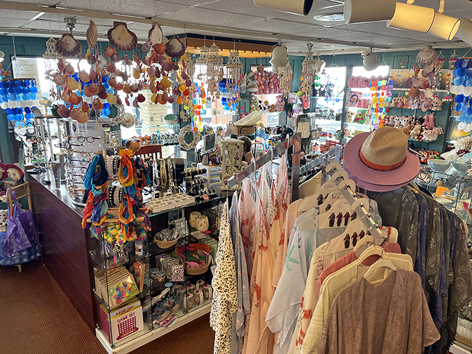 The gift shop offers a chance to take home a piece of Galveston&mdash;because memories fade but that seashell wind chime will last forever.