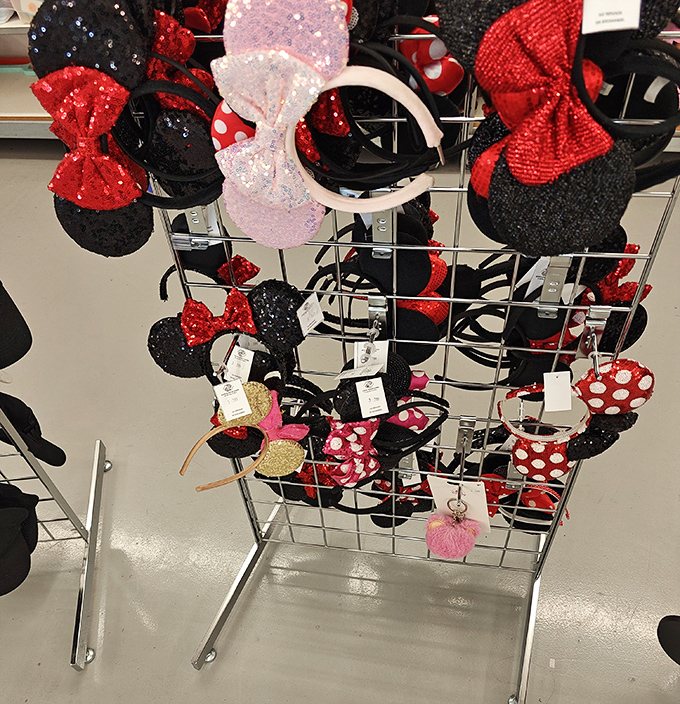 Mouse ears in every color prove that Disney obsession can be affordable and still spark joy daily.