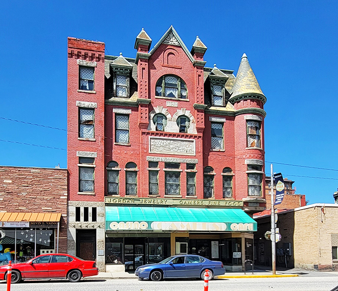 This Victorian-era masterpiece on Butte's historic main street showcases the ornate architectural details that $1,200 monthly rent would never buy in coastal cities.