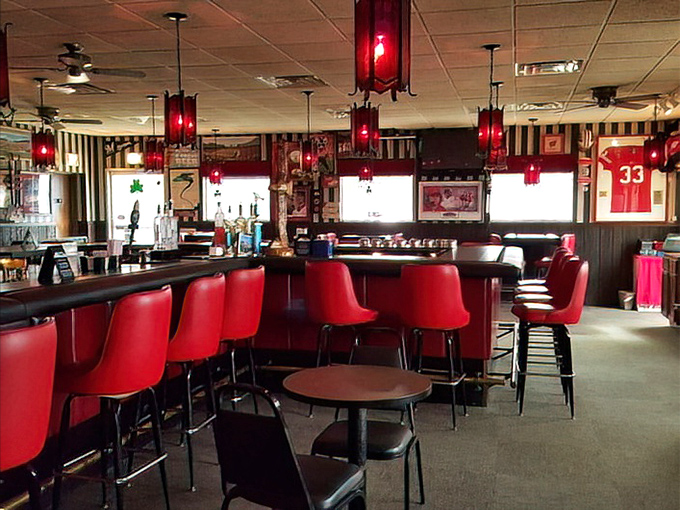 Those red bar stools aren't just seating&mdash;they're front-row tickets to the best show in town: Wisconsin's brandy old fashioned theater.