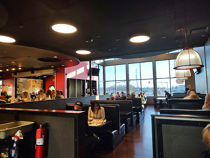 The kind of dining room where family celebrations become traditions and first dates turn into "they went to Lock Sixteen and now they're married" stories.