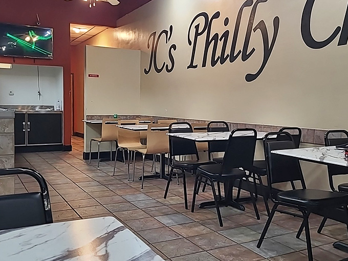 The view from your table&mdash;where anticipation builds as you watch others receive their orders and try not to drool.