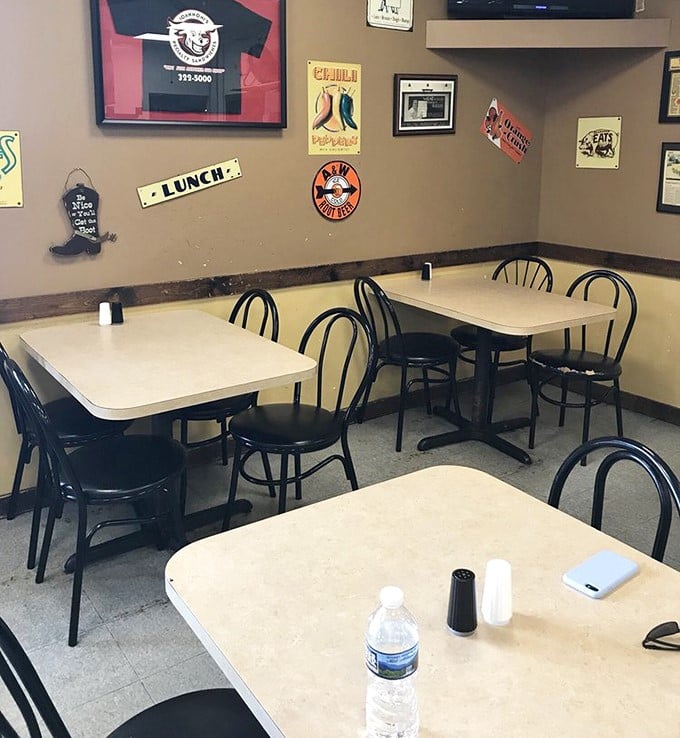 No-frills dining at its best&mdash;these tables have witnessed countless moments of sandwich-induced joy and the satisfied silence of happy eaters.