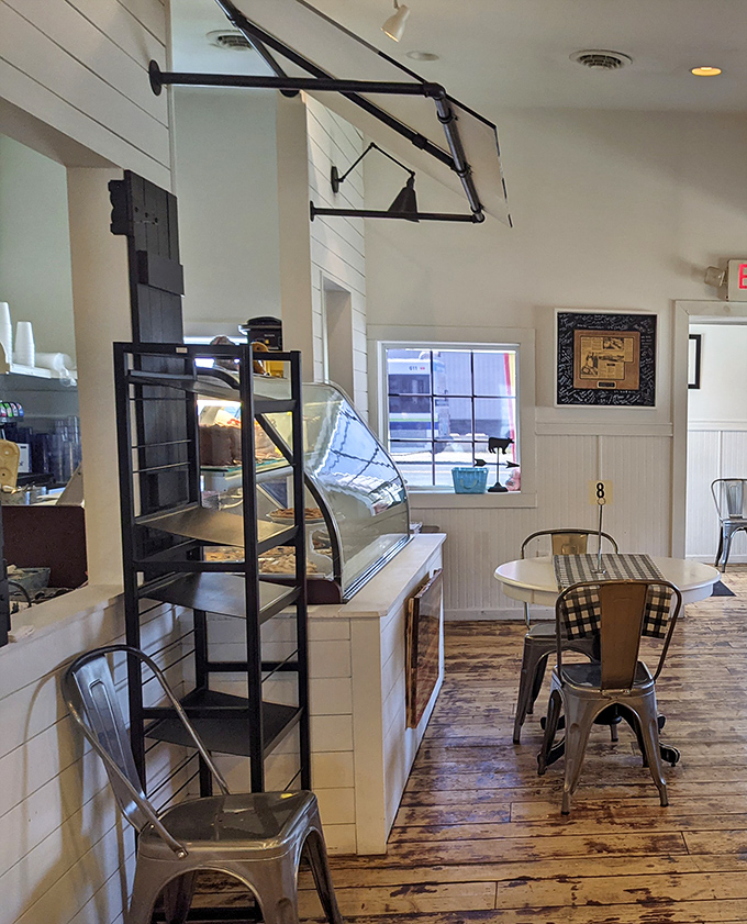 The dessert case&mdash;where pie dreams are born and diet resolutions go to die in the most delicious way possible.