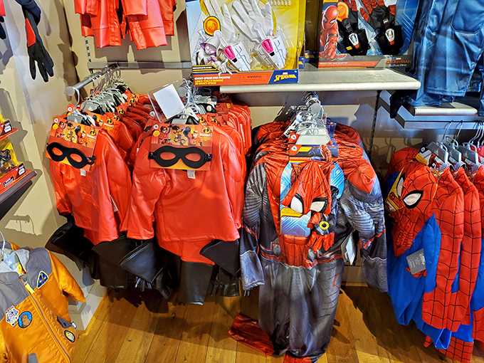 Superhero costumes that transform ordinary kids into caped crusaders &ndash; and transform ordinary parents into extraordinary budget-stretchers at these outlet prices.