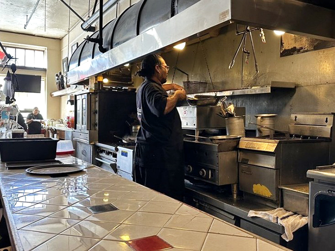 Where the magic happens: a kitchen that proves great food doesn't need fancy equipment&mdash;just skilled hands and recipes passed down with love.