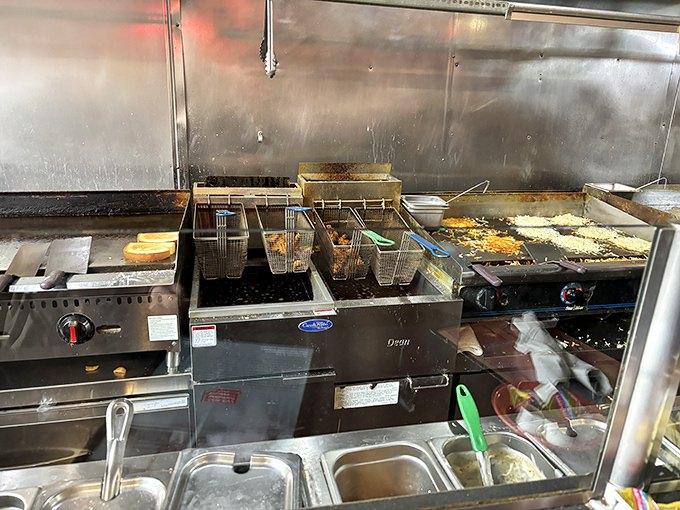 Behind the scenes magic where ordinary ingredients transform into extraordinary breakfast creations. The sizzle tells half the story.