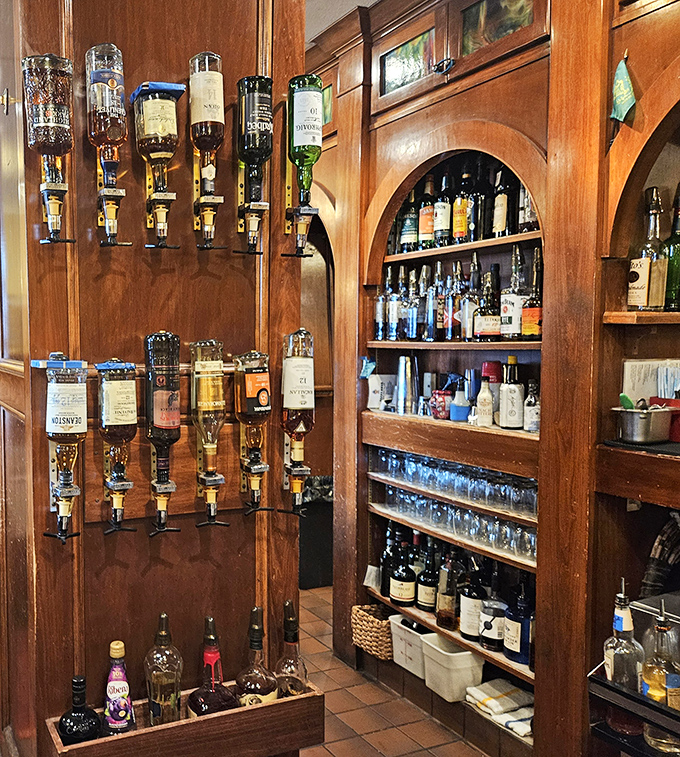 Not so much a liquor selection as a library of spirits &ndash; each bottle telling its own story of distillation, aging, and the promise of memorable evenings.