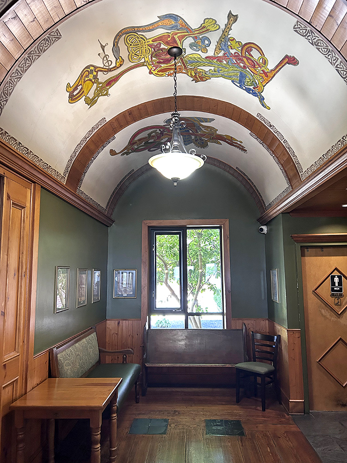 Where conversations flow as smoothly as the pints, beneath wooden beams that have witnessed countless toasts and tales.