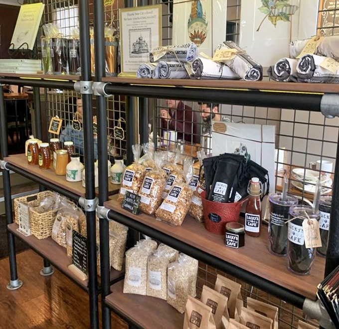 The retail shelves offer a chance to take a little Lucky's magic home with you&mdash;though the bacon recipe remains a closely guarded secret.