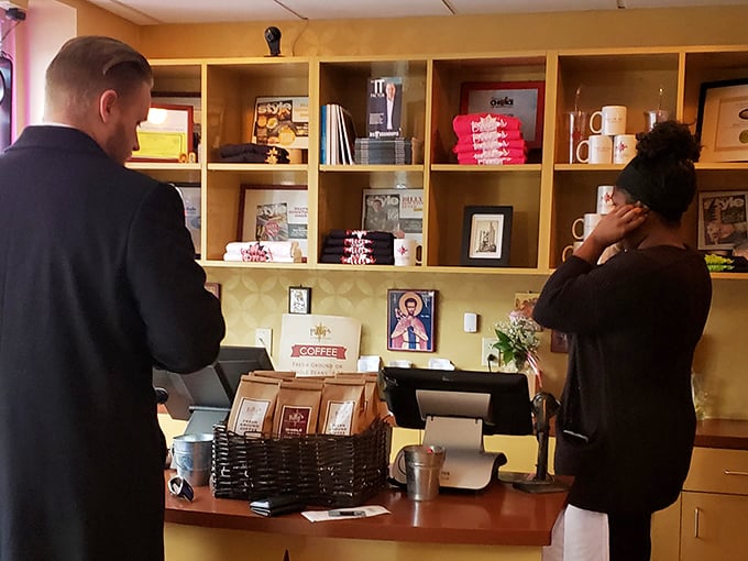 Even the merchandise corner feels like an extension of the dining experience&mdash;a chance to take a little piece of Billy's comfort home with you. 