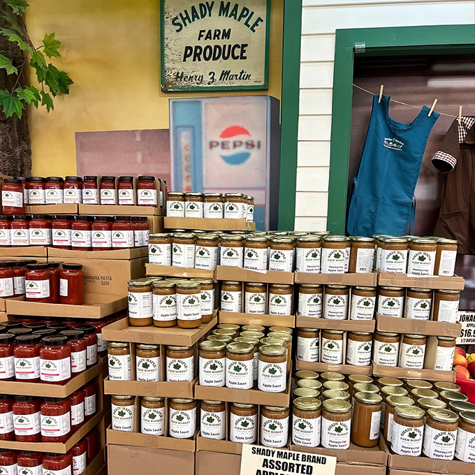 Beyond meals, Shady Maple offers local goods to take home, ensuring the experience lingers long after your stretchy pants have recovered.