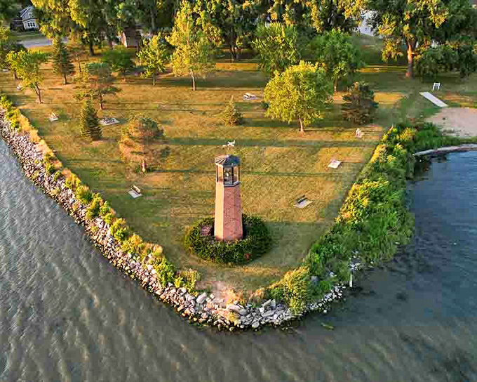 The north shore offers tranquil spots where the only rush hour involves ducks paddling by.
