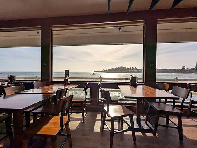 Those aren't just windows &ndash; they're living paintings of Monterey Bay that change with every passing cloud and tide.