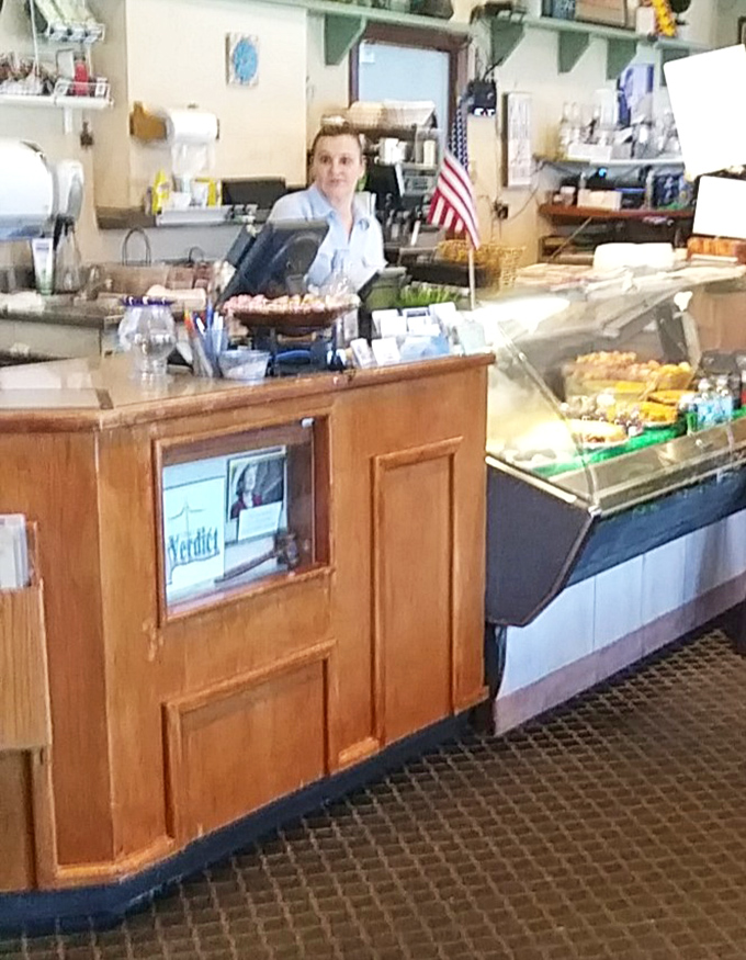 The counter where breakfast dreams come true. Like a theater's box office, this is where you purchase tickets to Flavortown.