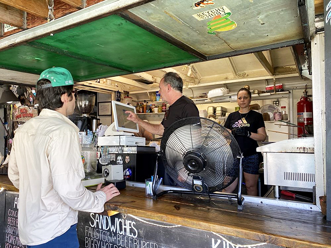 Where the magic happens. Simple equipment, skilled hands, and fresh ingredients&mdash;the holy trinity of great seafood joints.