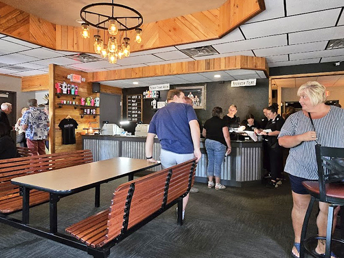 Where supper club magic happens&mdash;wooden booths, warm lighting, and the promise of a meal that will require loosening your belt afterward.