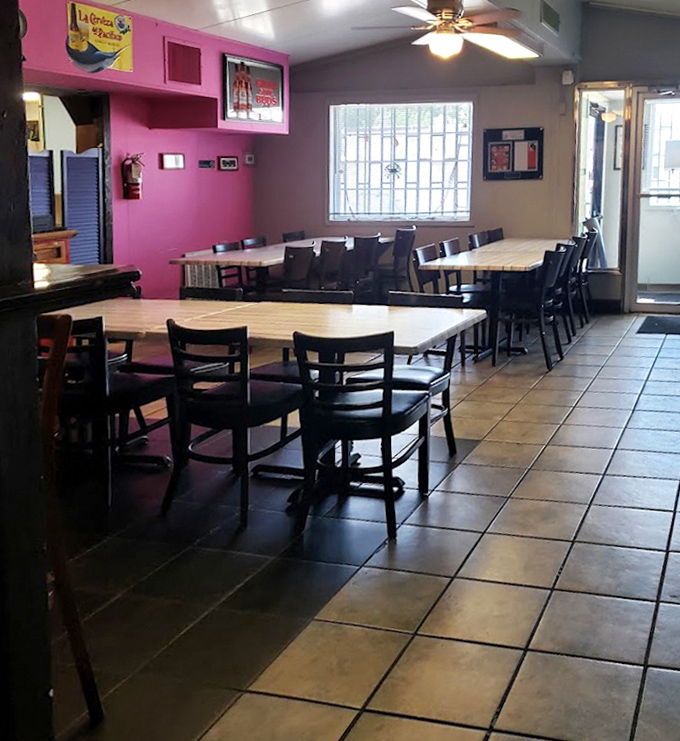 Simple tables and chairs that focus your attention where it belongs—on the plate that's about to change your definition of Midwest dining.