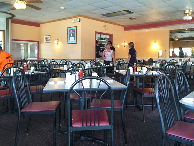Another dining room view reveals the true character of a classic American diner&mdash;unpretentious, welcoming, and ready for your breakfast dreams.