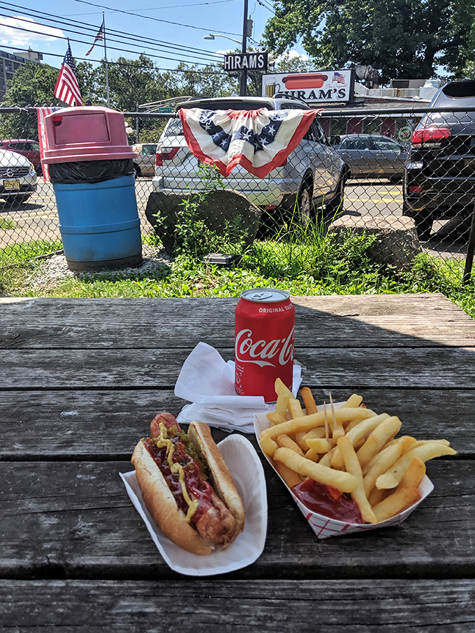 Outdoor dining adds another dimension where comfort food tastes even better under open skies.