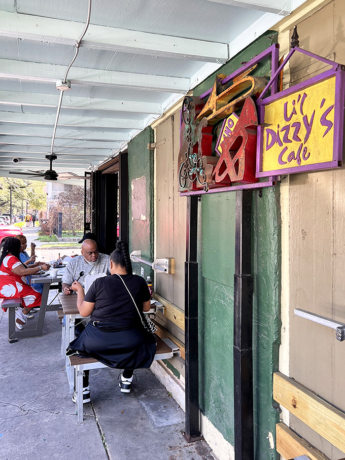 Outdoor seating that feels like dining at a friend's porch&mdash;if your friend happened to make the best Creole food in Louisiana.