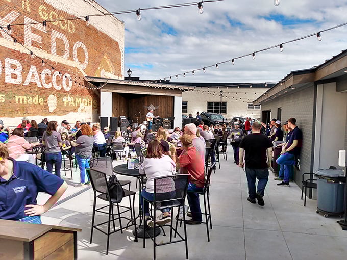 A crowd gathered under string lights proves that breaking bread together never goes out of style. The best restaurants don't just feed stomachs; they nourish communities.