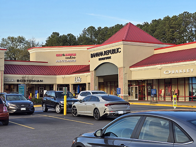 Banana Republic and Oakley stand ready to outfit you for both the office meeting and the weekend adventure that follows.
