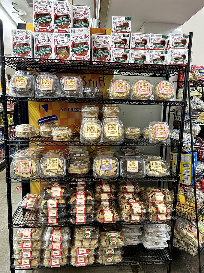 The grocery section stocks Italian essentials and homemade treats&mdash;because sometimes you need to bring a taste of Dattilo's home with you.