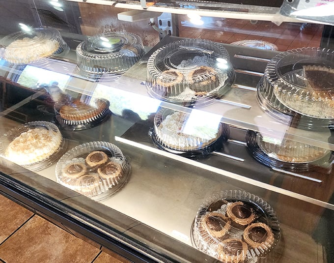 The dessert case&mdash;where willpower goes to die and diet plans are postponed until tomorrow, or possibly next Monday.