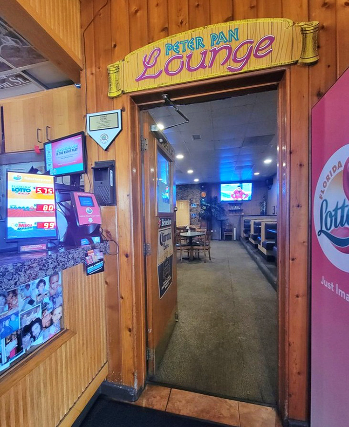 The Peter Pan Lounge&mdash;where adults can escape reality just as effectively as the boy who never grew up. Florida's version of Neverland.