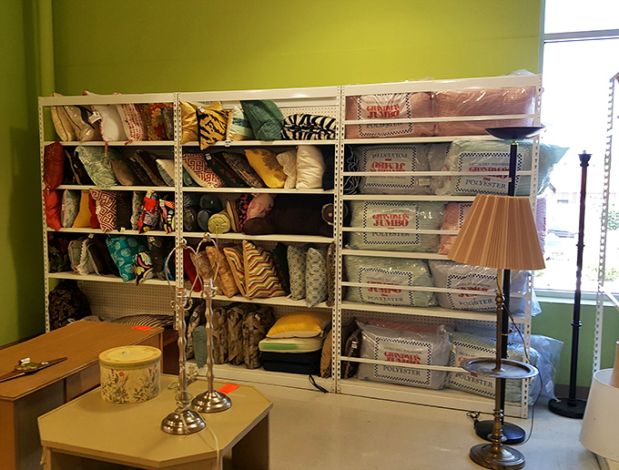 The pillow and bedding section offers textile treasures for every taste. That geometric cushion could be the accent piece your couch has been crying for.