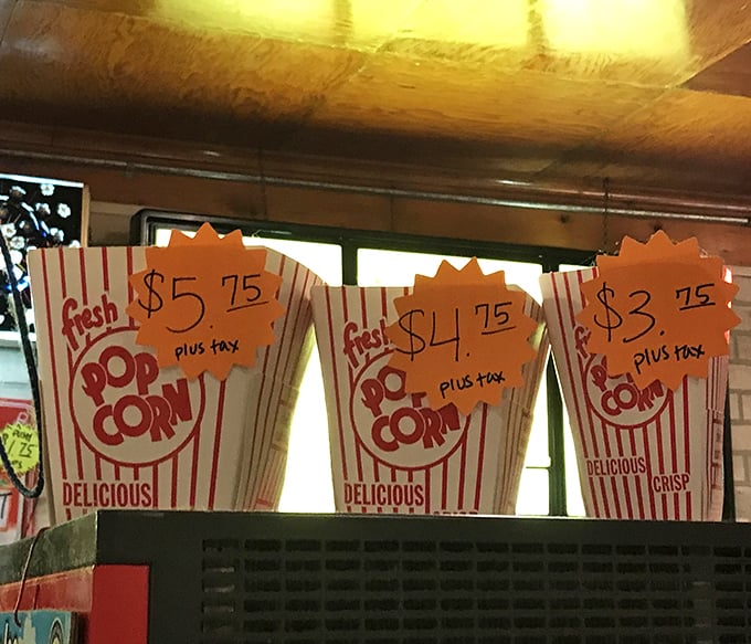 Popcorn pricing that reminds you some things in life still follow a logical progression, unlike most movie sequel plots.